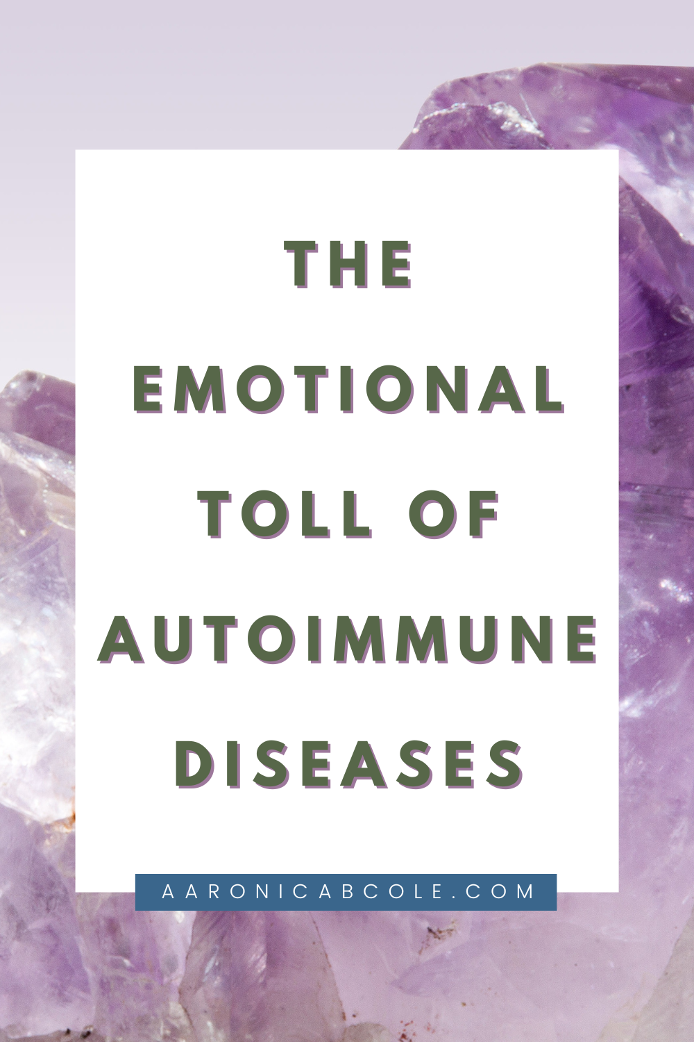 Navigating the Emotional Toll of Autoimmune Diseases - Aaronica B. Cole